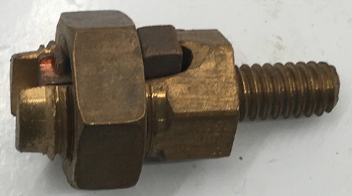 SSS1 PENN-UNION 8 SOLID-7 STRAIGHT BRONZE SERVICE POST CONNECTOR FOR ...