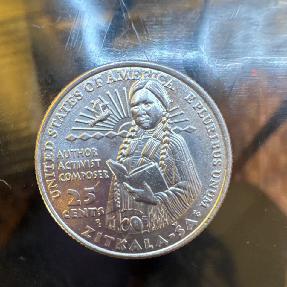 RARE 2024 - error “IN COD WE TRUST” 2024 Zitkala-Ša D Quarter ...