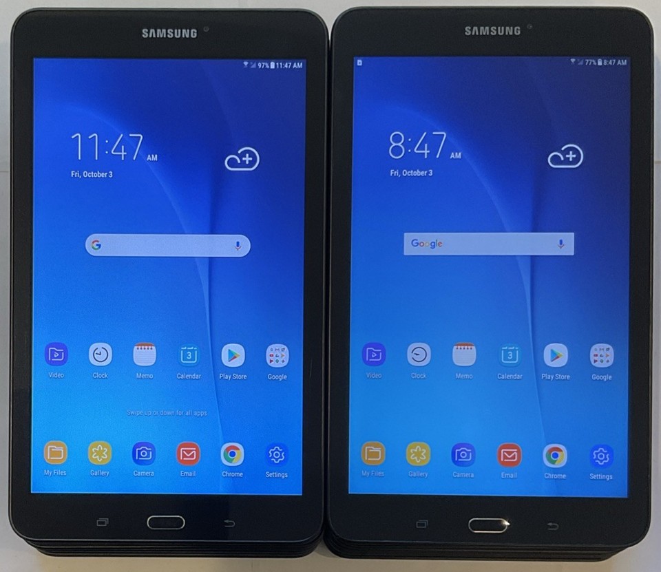LOT OF 50 USED 8" SAMSUNG GALAXY TAB E, SM-T377V VERIZON 4G LTE Wi-Fi ...