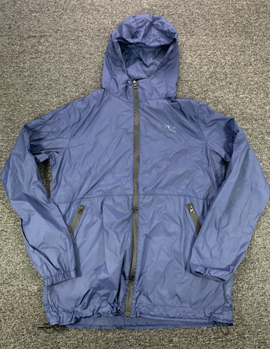 Geedup Windbreaker Hoodie Jacket Navy Blue Small Size S Hooded Zip Long ...
