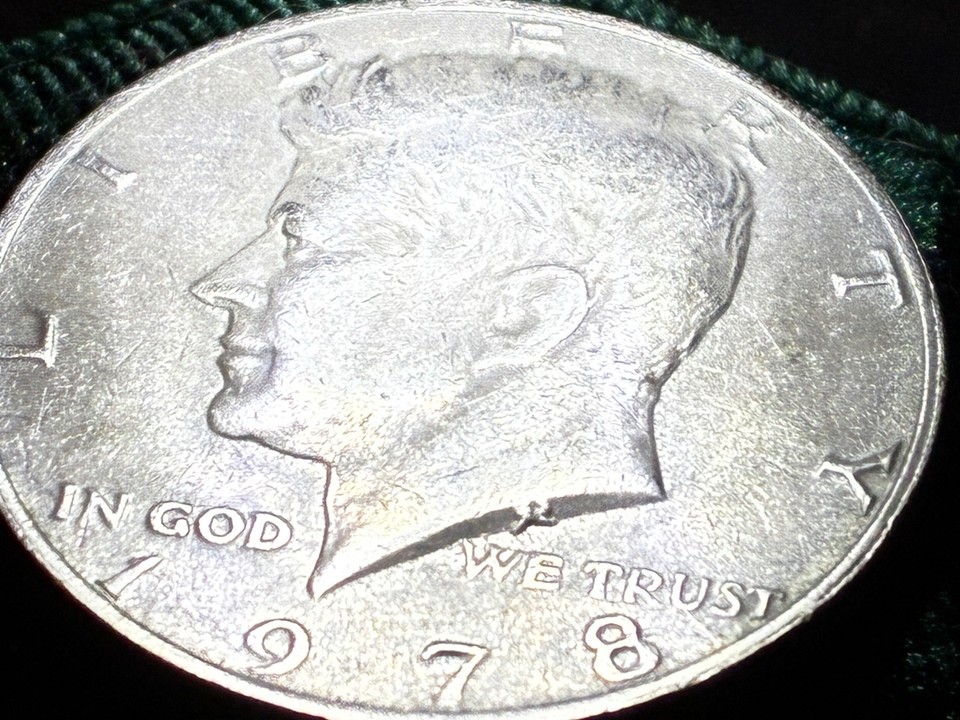 1978 P Kennedy Half Dollar MULTIPLE errors! Kennedy Has An Antenna! Die ...