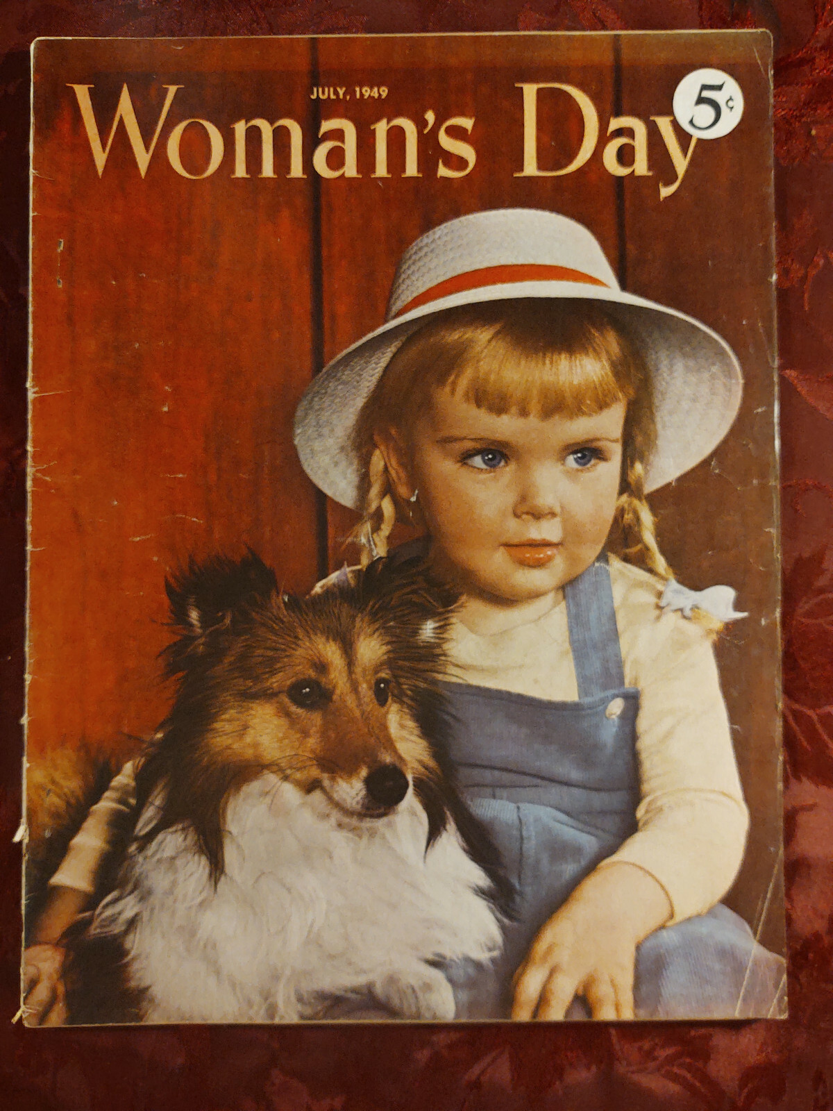 WOMAN'S DAY Magazine July 1949 Adeline Marx James Reid Parker Mary ...