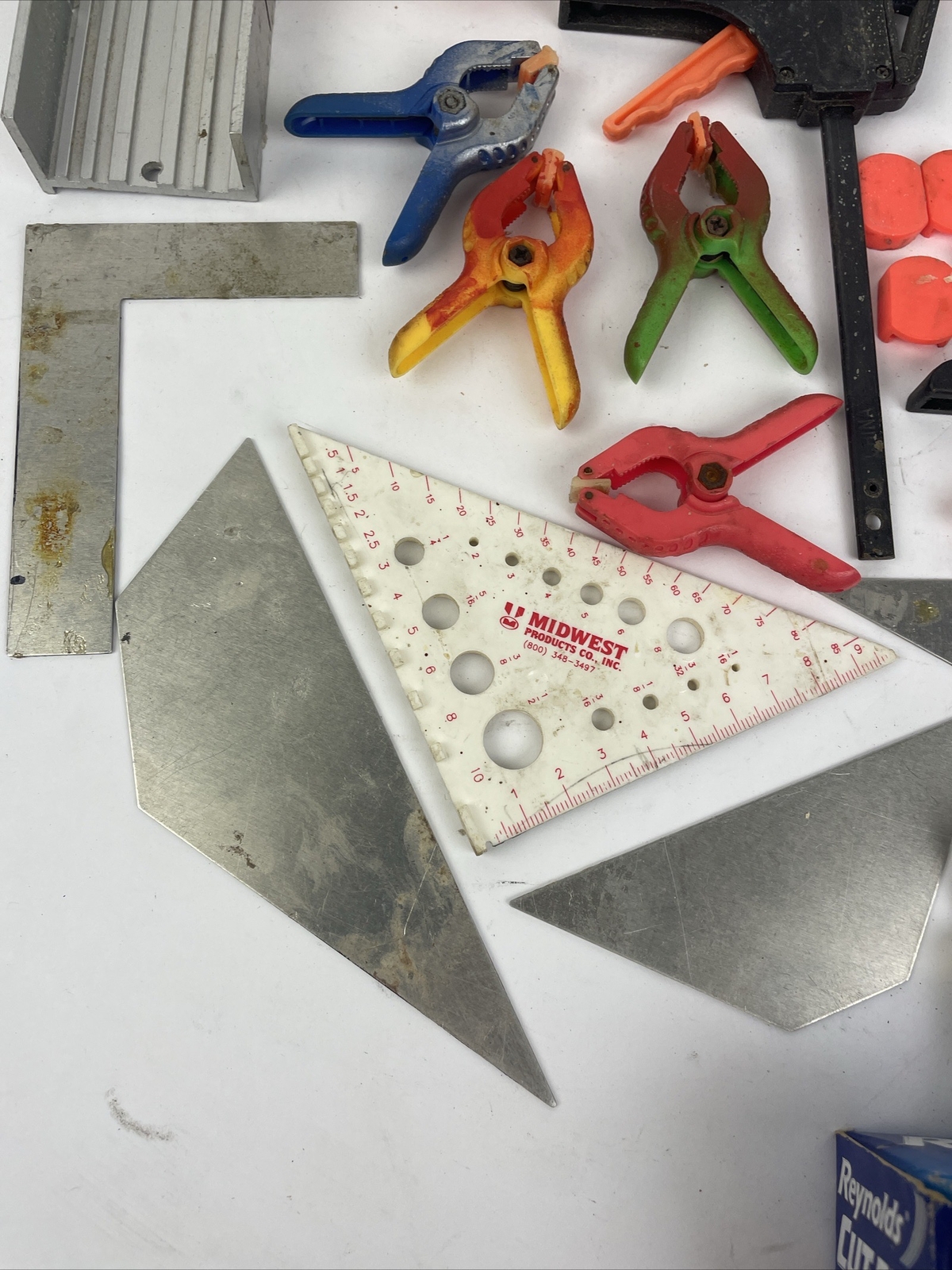 Huge Lot of RC Balsa Wood Airplane Construction Tool Clamp Hemmer ...