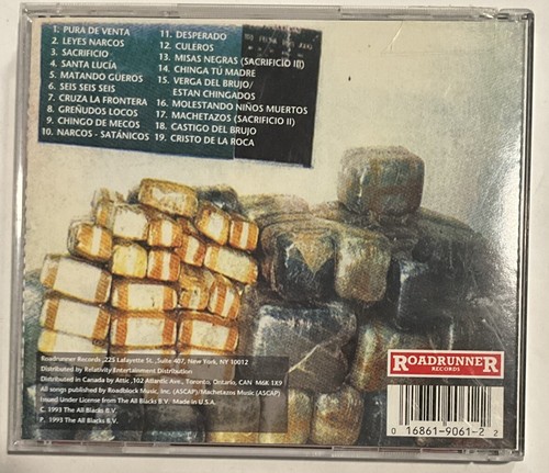 Brujeria - Matando Gueros CD 1993 Roadrunner – RR 9061-2 [ORIGINAL ...