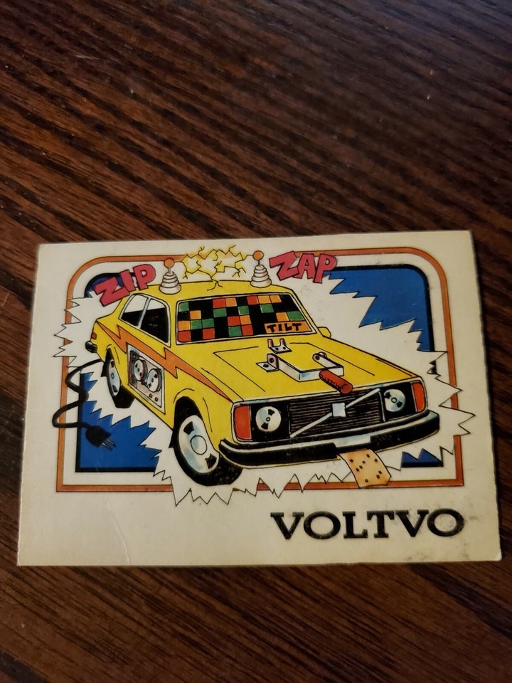 original classic collectible VOLVO 1980'S 1976 1977 1970s trading card ...