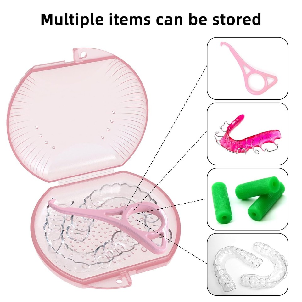 Retainer Case Orthodontic Braces Denture Aligner Container for ...