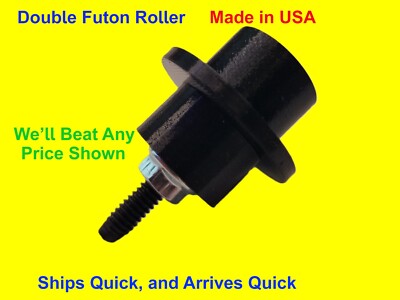 4 Complete Futon Frame Double Rollers, Sliders, Gliders, Futon Parts ...