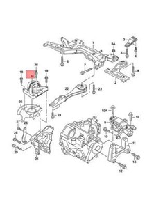 Genuine VW AUDI SEAT SKODA Polo Engine Mounting Right 6C0199262E | eBay