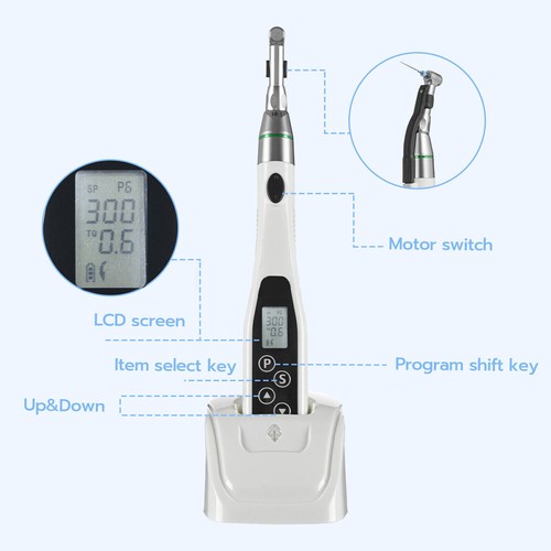 Dental Wireless LED Light Endo Motor 16:1 Handpiece Root Canal ...