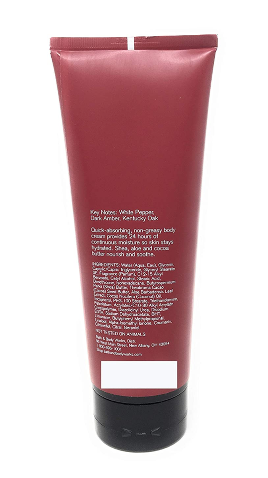 NEW 1 BATH & BODY WORKS BOURBON MEN'S BODY HAND CREAM 8 OZ ULTRA SHEA ...