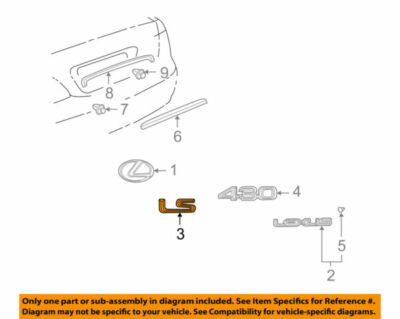 75441-50070 Toyota Plate, luggage compartment door name, no.2 ...