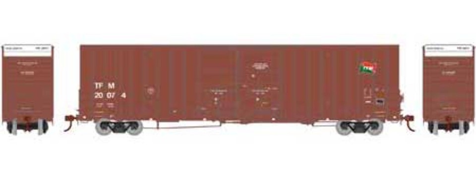 Athearn 75139 HO Scale 60' Gunderson Double Door Hi-Cube Boxcar TFM ...