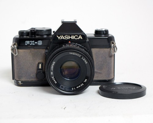 Yashica FX-3 FX3 ML 50mm 1:2 Prime Standard Lens 35mm SLR film Camera ...