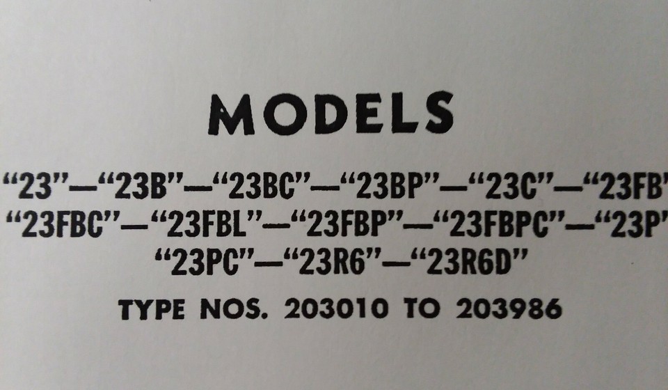 Briggs Stratton model 23 23B 23C 23P Engine Parts Manual Generator ...