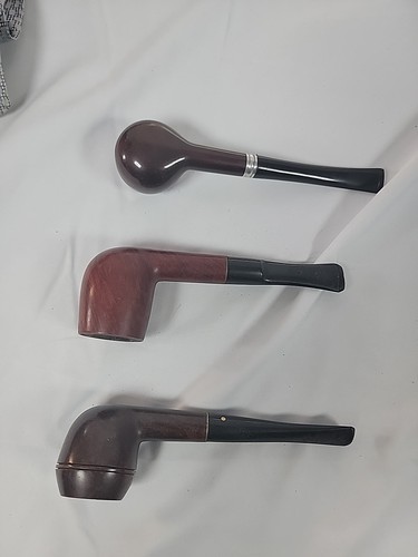 Three smoking pipes vintage Estate Standard BRYLON, 2x Willard Imported ...