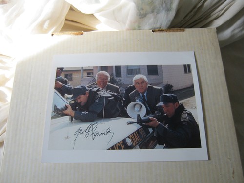 GEORGE KENNEDY SIGNED AUTOGRAPH COLOR PHOTO 8 X 10 1/2 NAKED GUN STAR ...