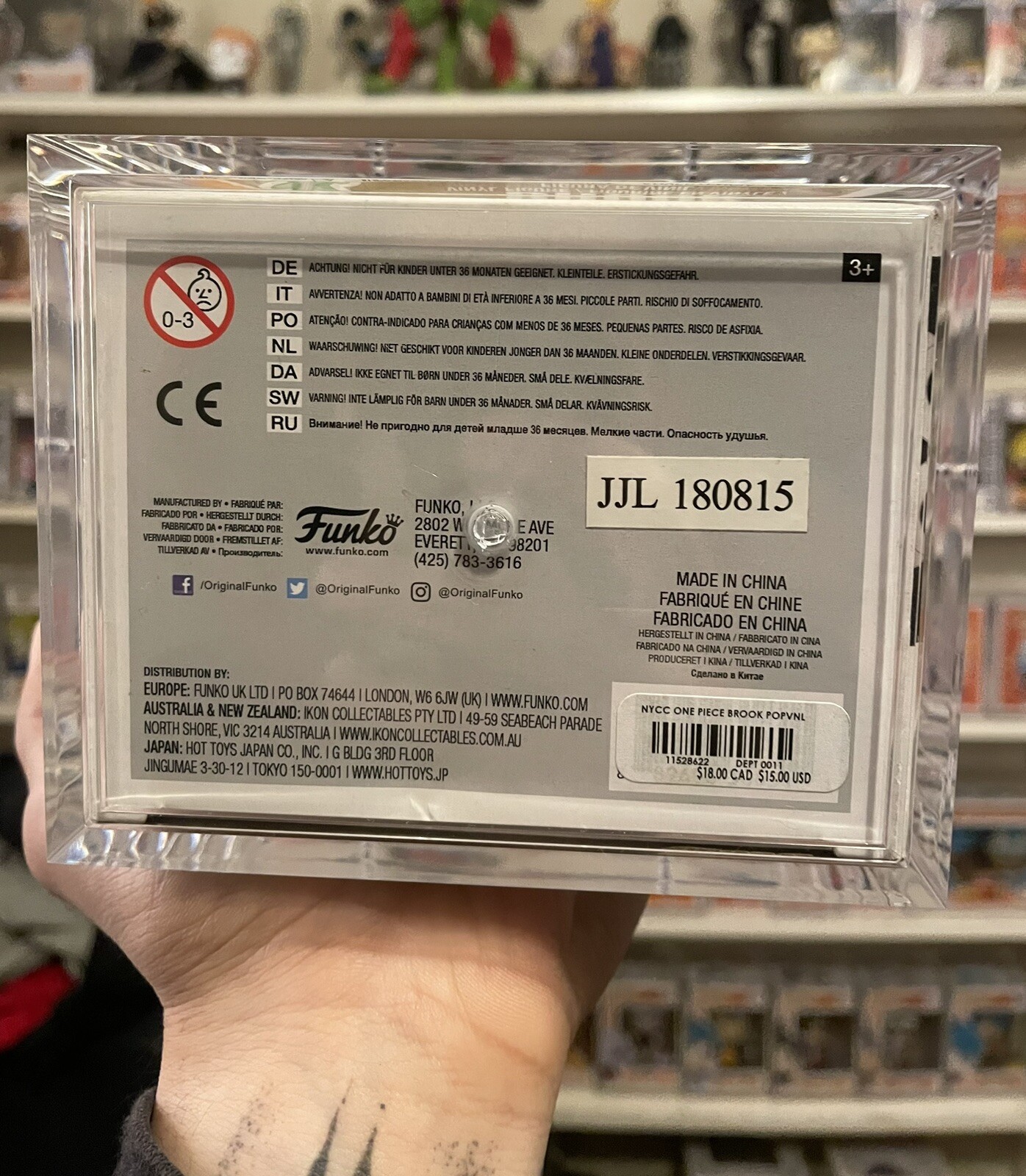 Funko Pop! Vinyl: One Piece - Brook (w/ Guitar) - Hot Topic (HT) (W ...