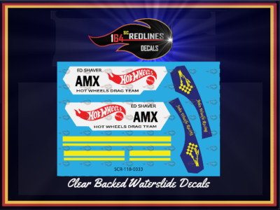 1/18 'AMX Ed Shaver' Decal Set SCR-118-0333 | eBay