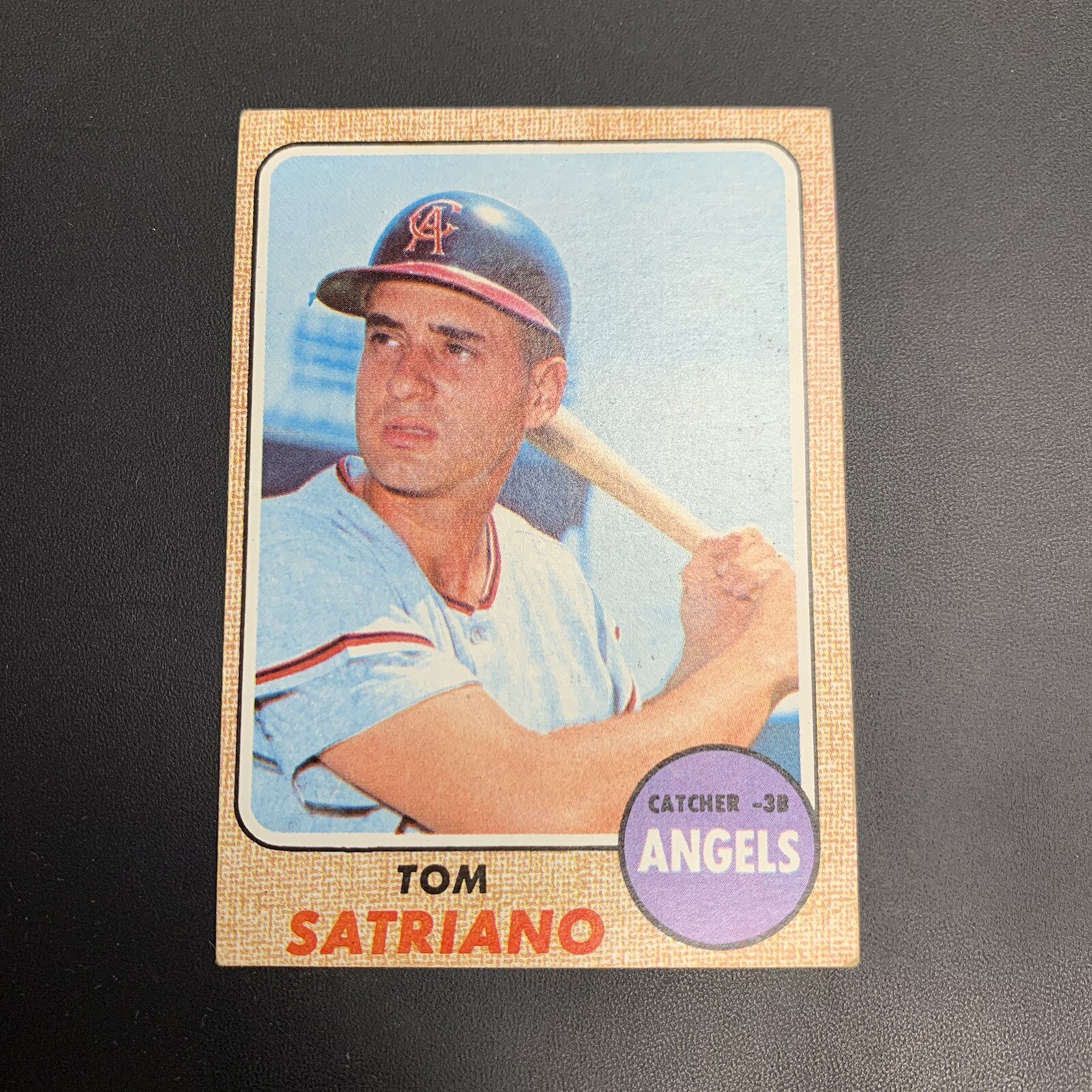 1968 Topps Tom Satriano # 238 California Angels Baseball Card | eBay