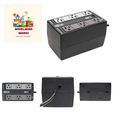 UPS 350VA Battery Backup Uninterruptible Power Supply, 6 Outlets, Surge ...