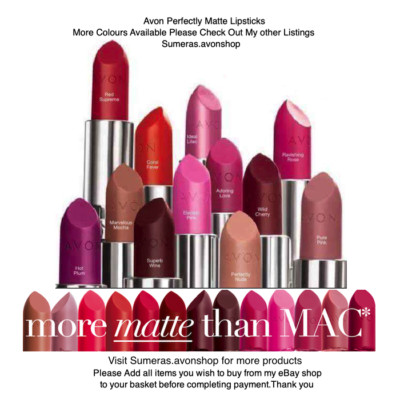 Avon Perfectly Matte Lipstick ~ Mauve Matters Sale Price | eBay