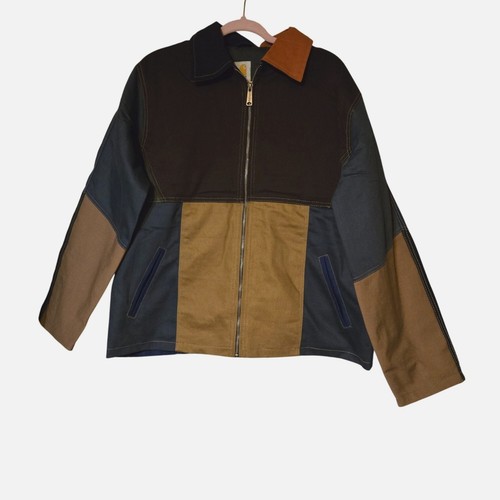 Carhartt Men's Reworked Colorblock Detroit Style Lined Patchwork Sze ...