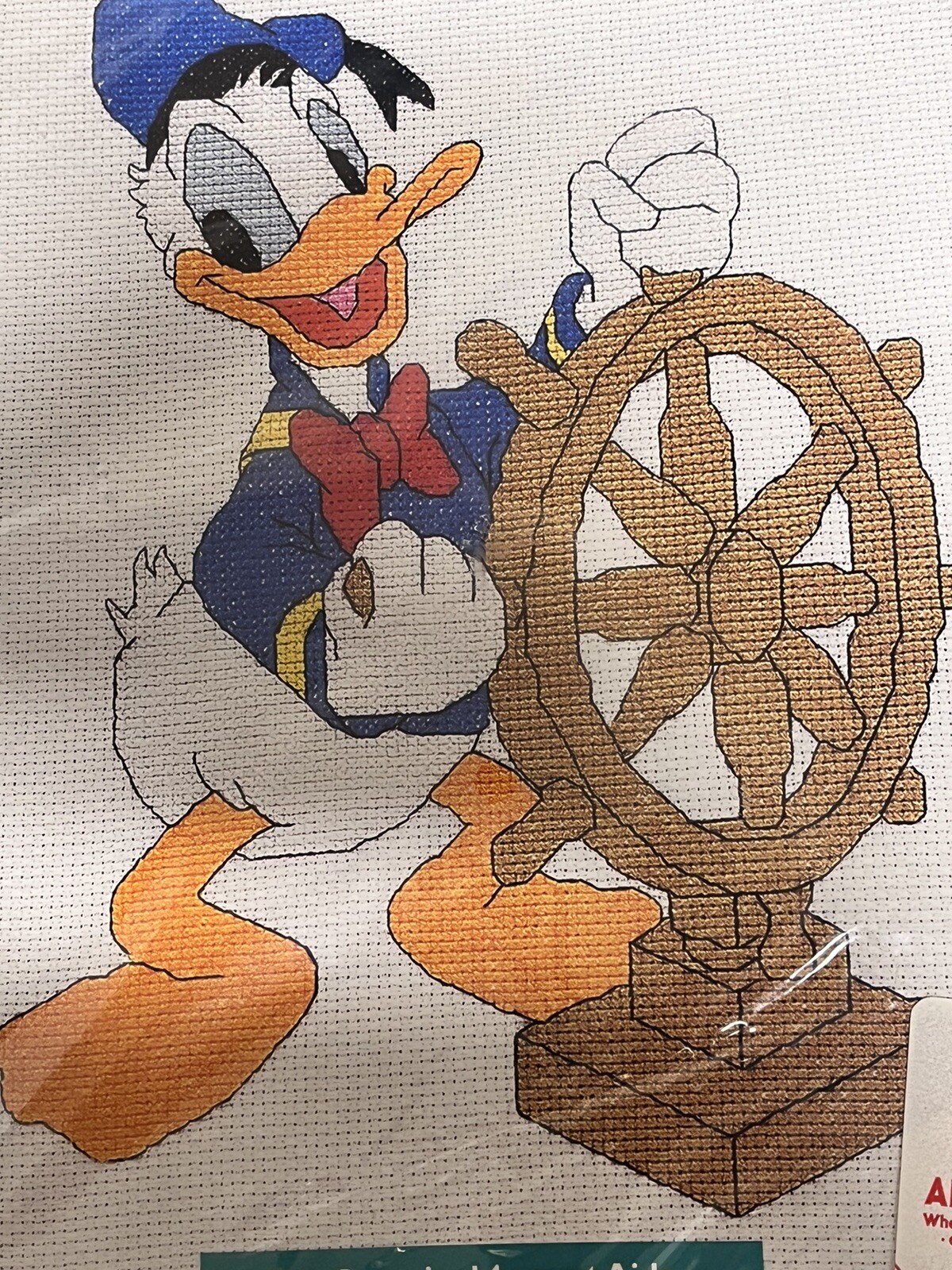 CAPTAIN DONALD DUCK Counted Cross Stitch Kit Unopened #36005 Mickey ...