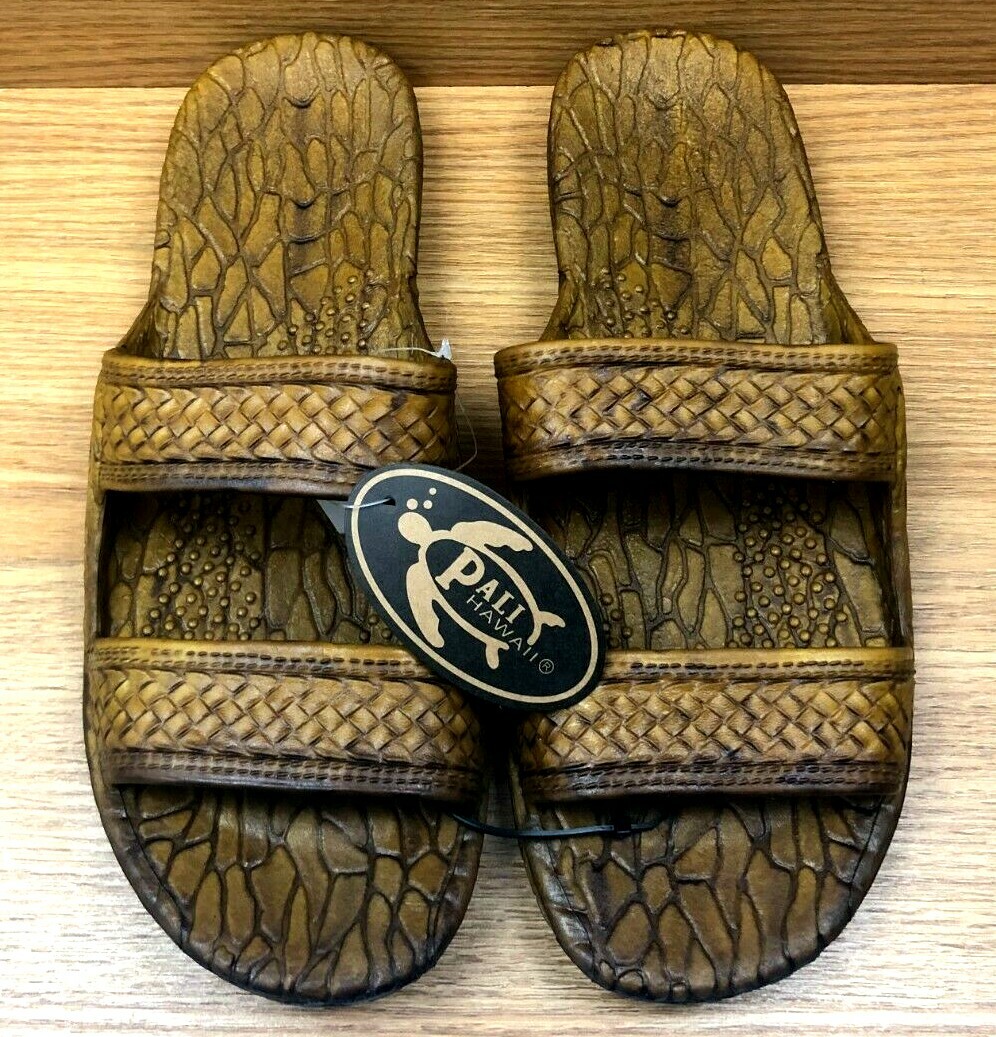 Pali Hawaii Sandals - Womens Slip On 2 Strap Sandals / Slides Sizes (5 ...