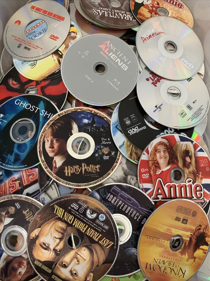 HUGE DVD MOVIE LOT 300+ Assorted DVDs Movies TV Shows Disc Only No ...