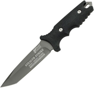 MTech Xtreme Fixed Knife 5.25" Stainless Steel Blade Nylon/Glass Filled ...