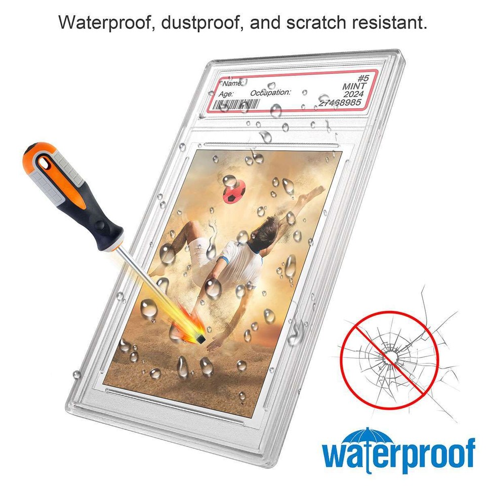 Empty Graded Card Holder PSA Style Slab for Trading Sports Cards ...