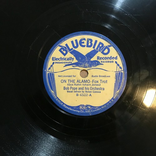 78 rpm Bob Pope buff Bluebird B-6502 in E territory band | eBay