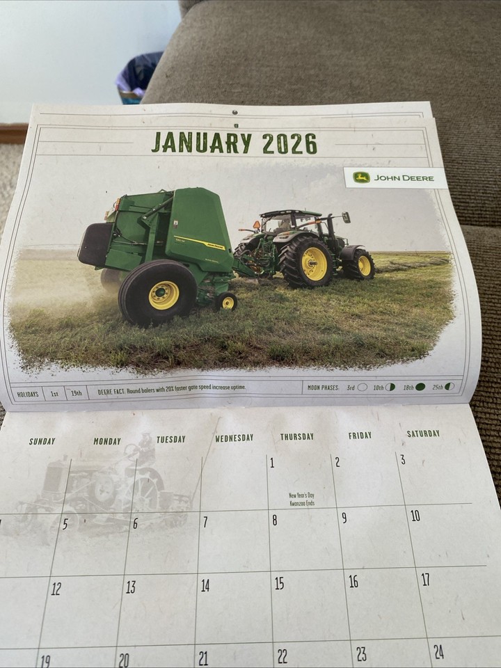 2026 Calendar & Field Guide John Deere Ag & Turf Equipment New | eBay