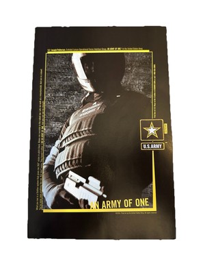 An Army Of One U. S. Army Vintage Print Ad/Wall Art | eBay