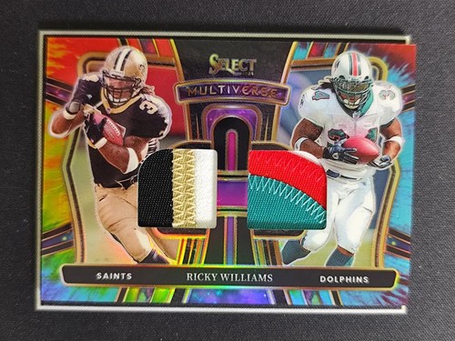 2024 Panini Select Multiverse Dual Patch Tie-Dye Prizm Ricky Williams ...