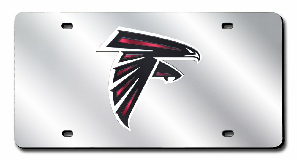 Atlanta Falcons NFL Silver Laser Tag License Plate | eBay