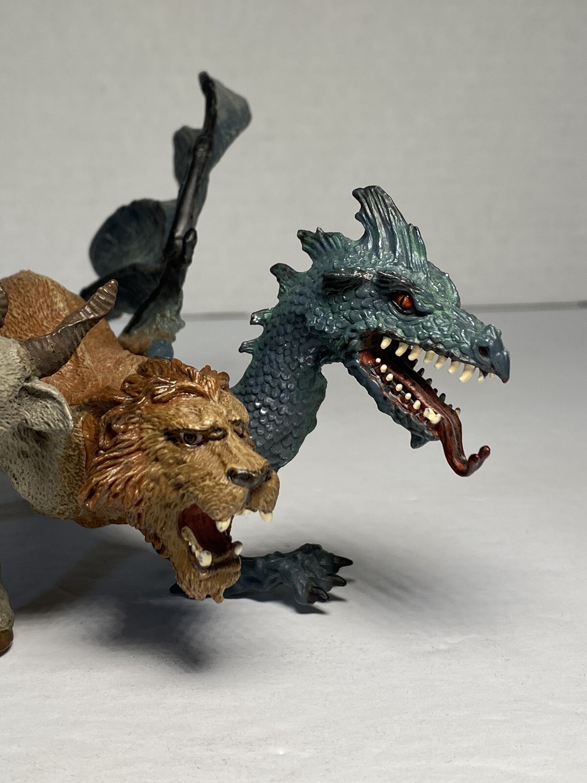 Safari Ltd. Chimera 3 Headed Dragon Lion Goat /Snake Tail Toy Action ...