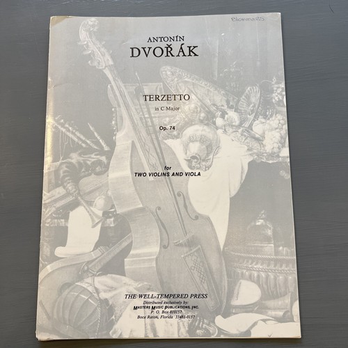Terzetto in C Major, Op. 74 - for Two Violins and Viola Dvorák Vtg ...