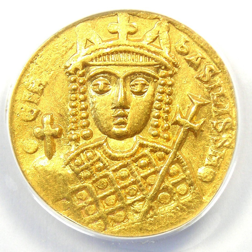 Irene Gold AV Solidus Coin 797-802 AD - Certified ANACS MS62 (Choice MS UNC) | eBay