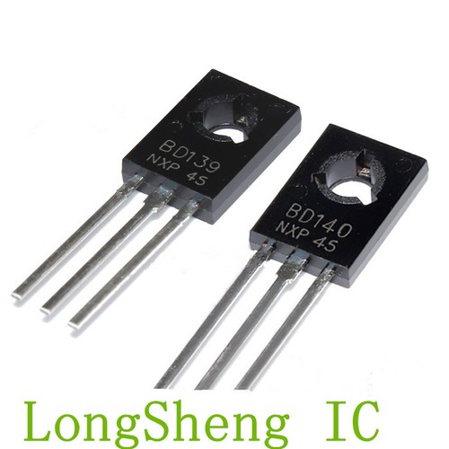 100 PCS BD140 （BD139） OR 50pair BD139+BD140 TO-126 BD 140 PNP power ...