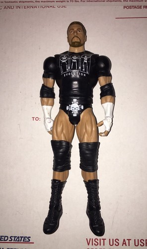 2011 Mattel WWE Triple H Evolution Shirt Action Figure HHH | eBay