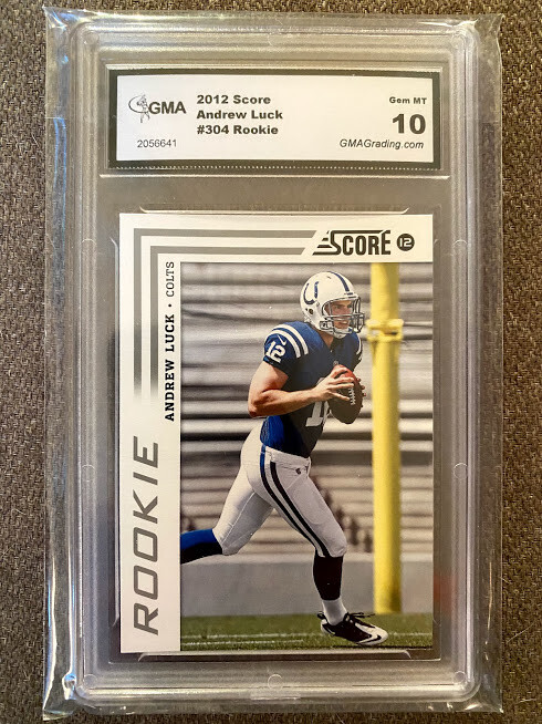 Andrew Luck Rookie Card Colts Score 2012 Graded 10 GMA | eBay