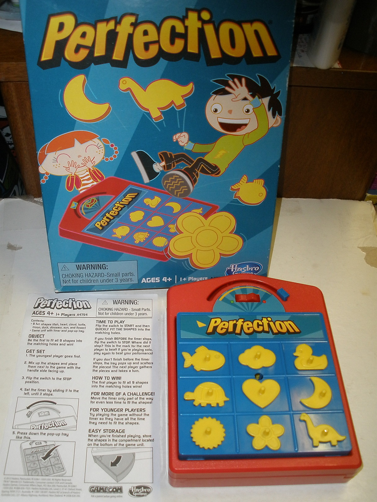 Game of Shapes Perfection Game Kids Toy in box COMPLETE WORKS GREAT ...