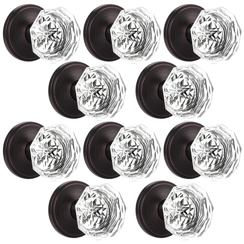 Crystal Dummy Door Knobs For French Door/balcony Pantry Keyless ...