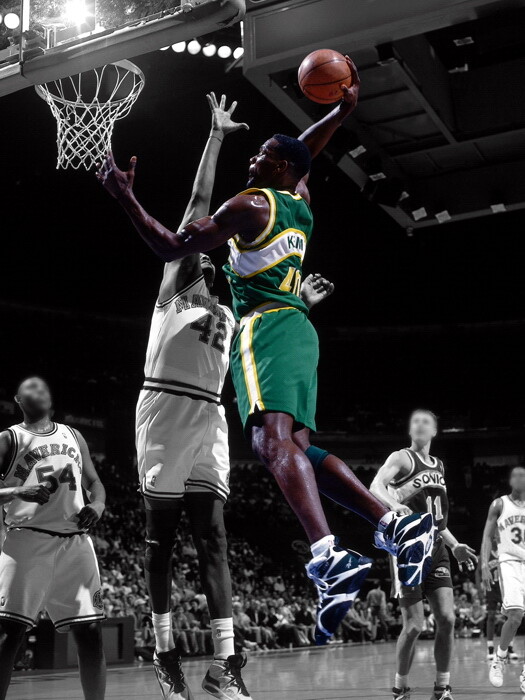 Shawn Kemp Dunk Shawn Kemp: A Young Star On The Rise, 1991 – From