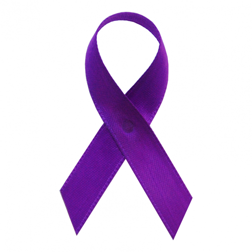 Purple Domestic Violence Awareness Ribbons - 250 Ribbons with Safety ...