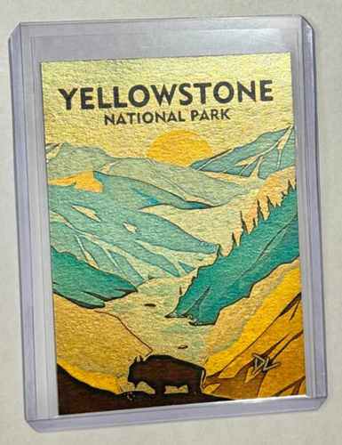Yellowstone National Park Gold Plated Artist Signed Limited Trading ...
