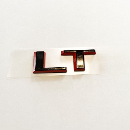 1X LT Emblem Letters Badge 3D Nameplate 2019+ Black Red Trim | eBay