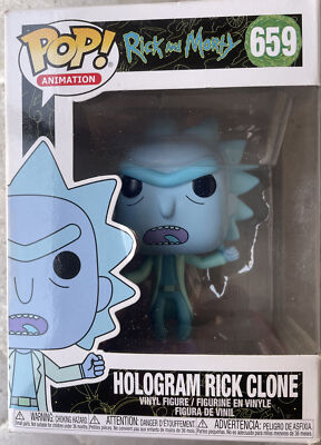 Funko POP! Animation Vinyl Figure - Rick & Morty S7 - HOLOGRAM RICK ...