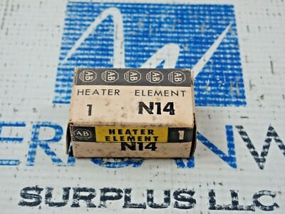 N14 Allen Bradley overload relay Heating Element *NEW IN BOX* | eBay